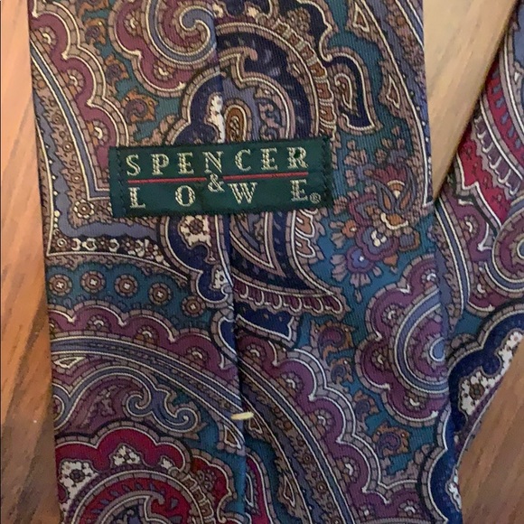 Spencer & Lowe | Accessories | Vintage Spencer Lowe Silk Tie Euc | Poshmark